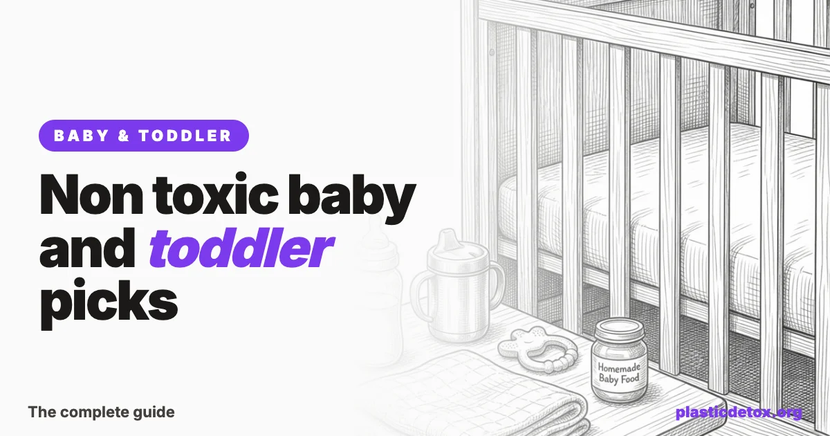 Non Toxic Baby & Toddler Products Guide (2026) | Plastic Detox